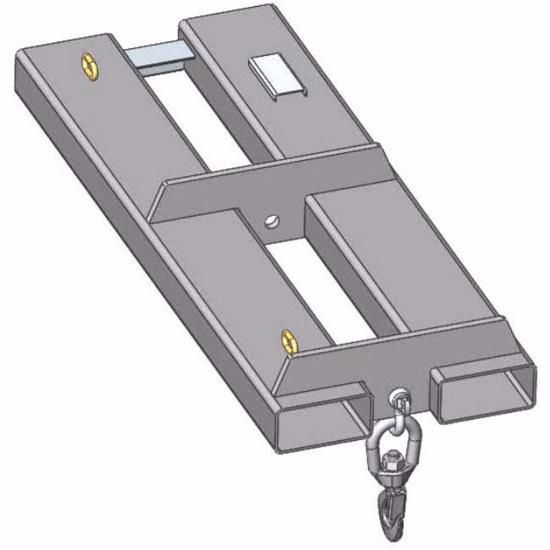 Jib Attachment 2000kg Short Perth | Forklift Jib Attachment | Jib ...
